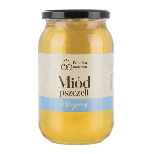 Miód akacjowy 1150g - Polski Miód | Pasieka Rodzinna